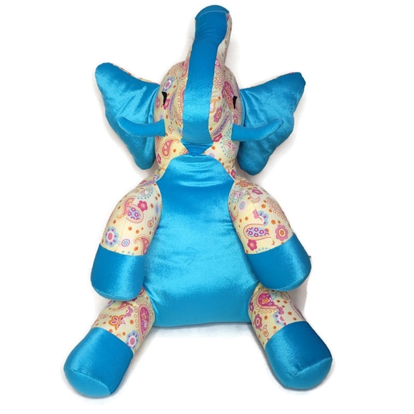 Pier 1 | Toys | Pier Imports Yellow Paisley Stuffed Elephant Plush ...